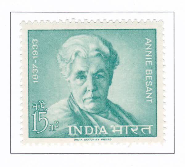 Annie Besant 1837-1933 - The Philatelist